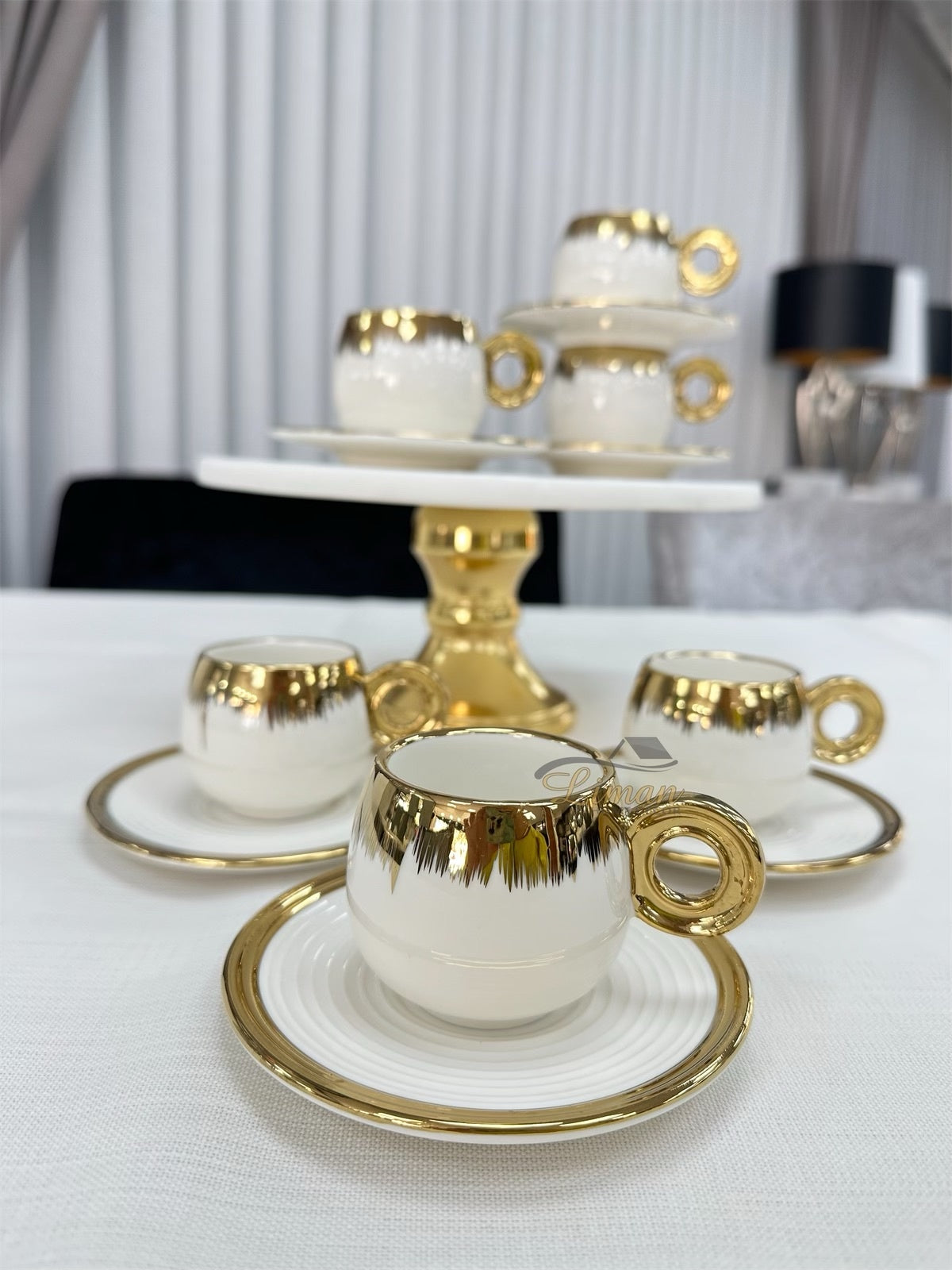 ACR Venus 6 Kişilik Kahve Fincanı Takımı Gold – LimanOnline.com - Liman ...