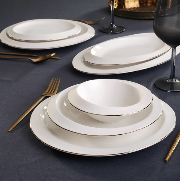 Karaca Horizon 27 Piece Gold Dinnerware Set for 6 Person – LimanOnline ...