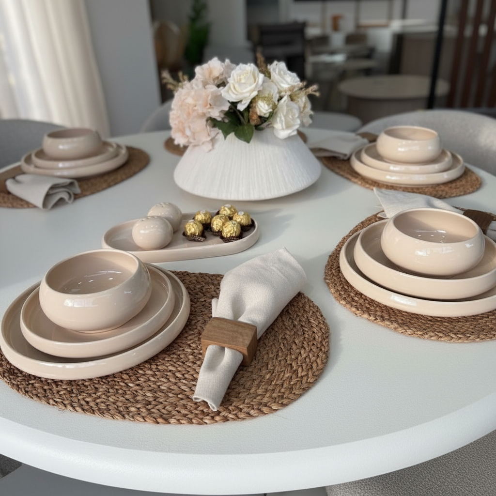 Service de Table Moon Bondy 27 Pièces | Pour 6 Personnes – LimanOnline ...
